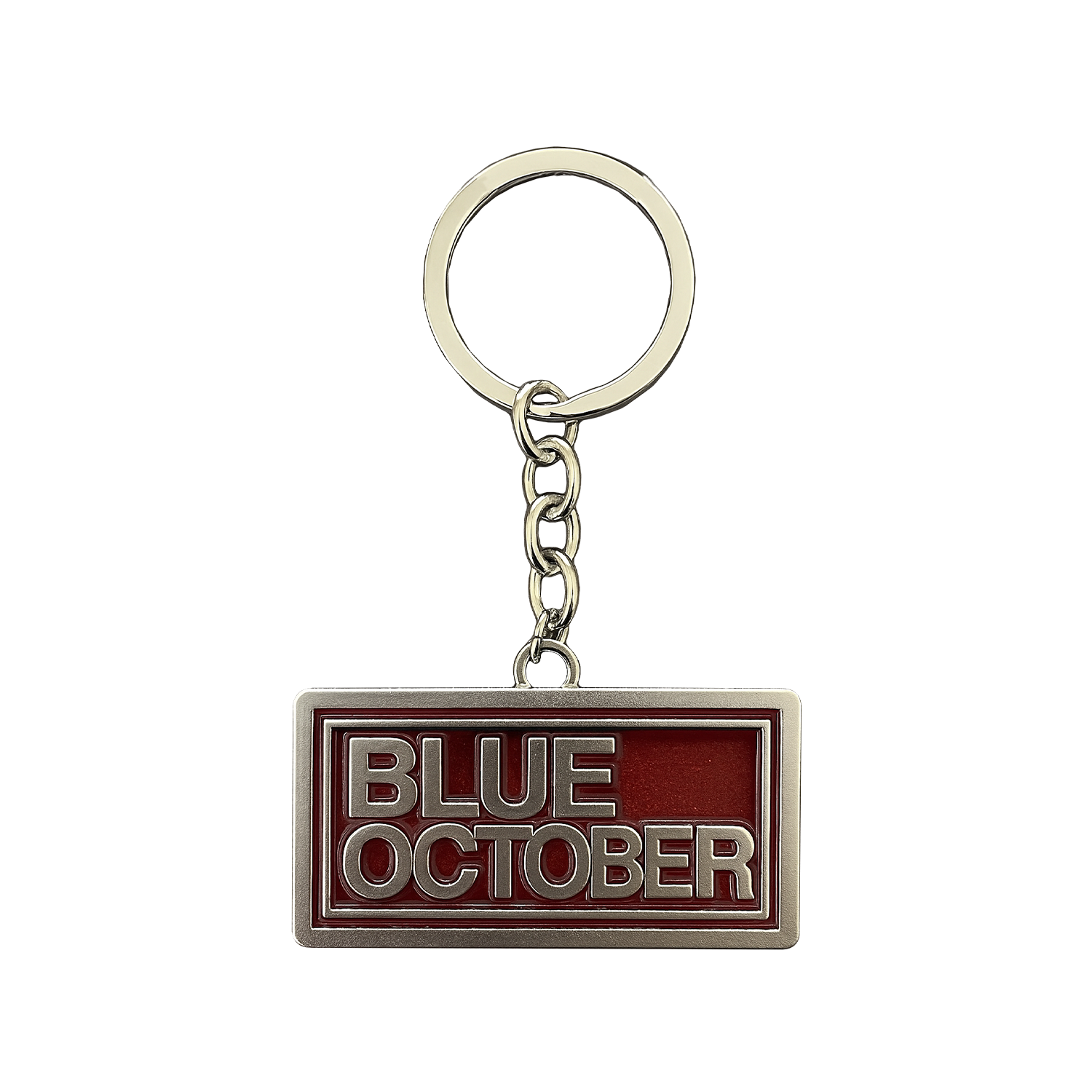 Blue October - BLock Logo Keychain – Blue October Shop