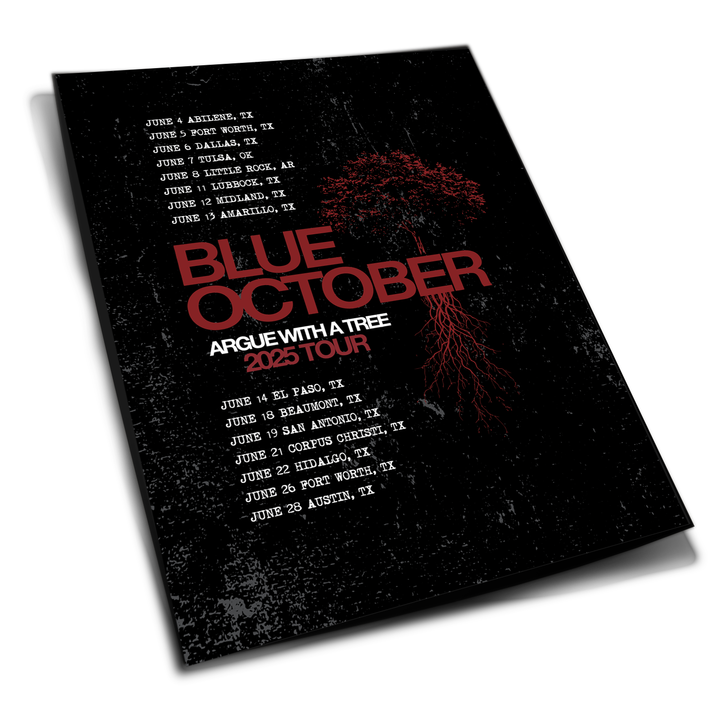 Blue October - Hill Country Commemorative Poster – Blue October Shop