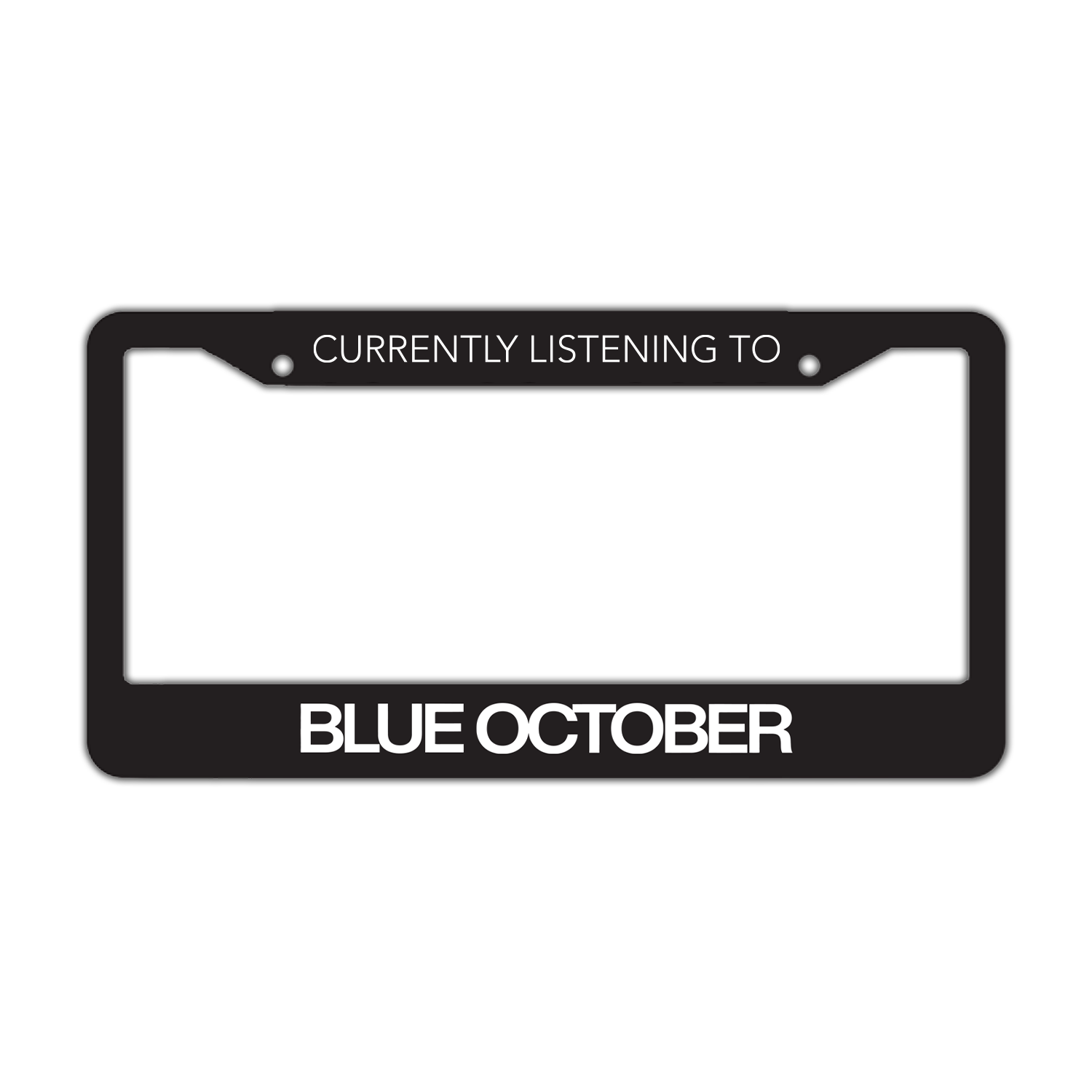 Blue October License Plate Frame | Official Merch – Blue October Shop